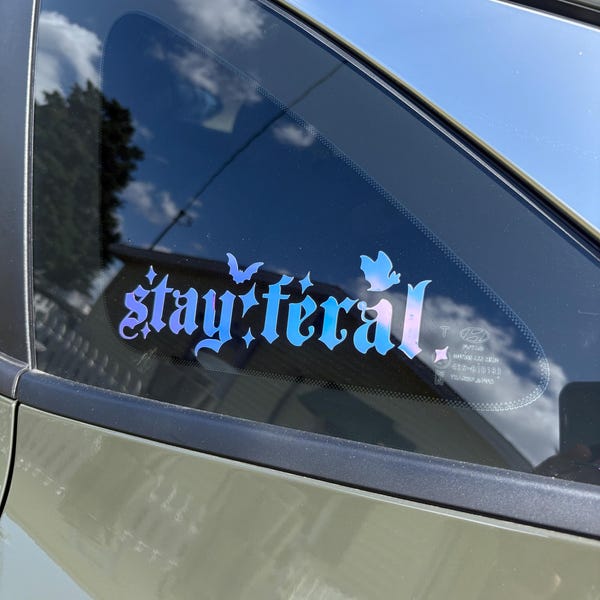 Gypsy Gothic Decal Blackletter Car Sticker Bumper Sticker Witchy Decals ...