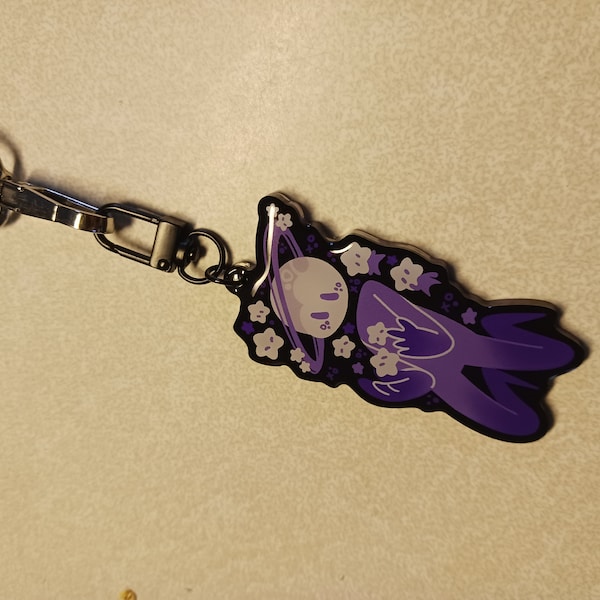 Planet Person Keychain - Etsy