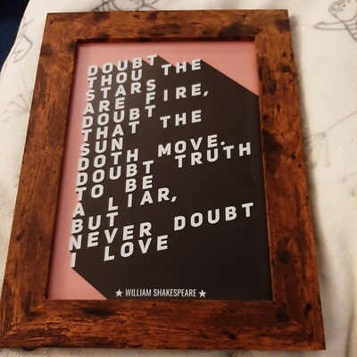 HAMLET Poster Shakespeare Poster Quote William Shakespeare - Etsy