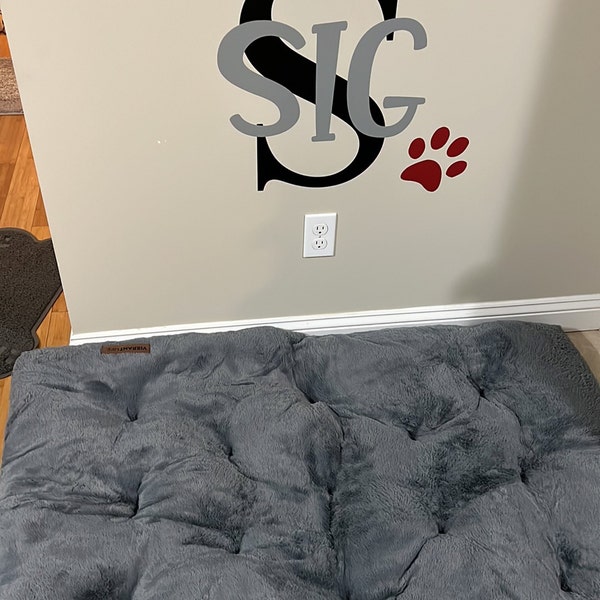 Dog Name Wall Decal, Dog Wall Decal, Dog Name Sticker, Custom Dog Decal ...