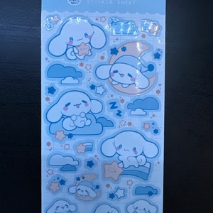 Grey Penguin Anime Girl Waterproof Vinyl Sticker Pack Laminated Kawaii ...