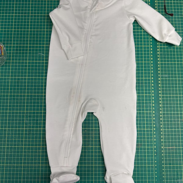 Footed Baby Zipper Sleeper Sewing Pattern With Mittens Zipper Pajama ...