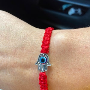 Hamsa Hand Red String Bracelet, for Happiness, Luck, Health, and Good ...