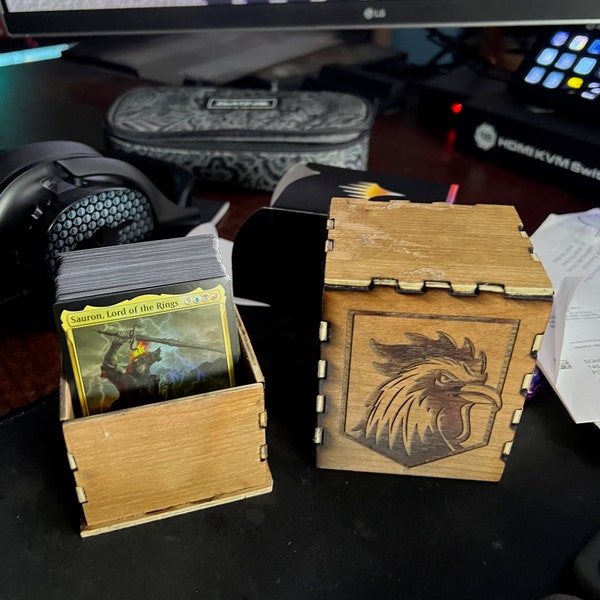 Laser Cut File Magic the Gathering Deck Box SVG - Etsy UK