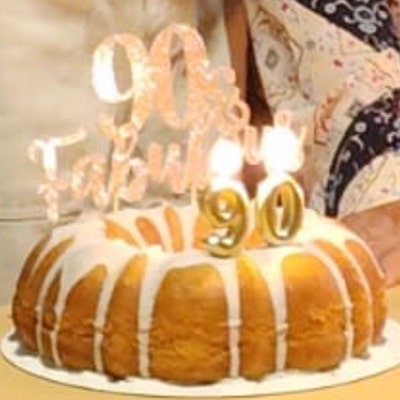 Fabulous Cake Topper Svg, 90th Birthday Svg, 90th Anniversary Svg, 90th ...