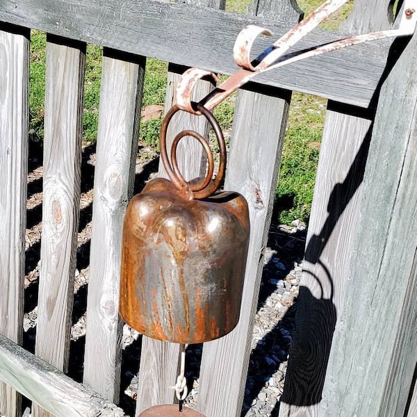 Large Tank Bell Wind Chime or Gong Titled "fish On" - Etsy