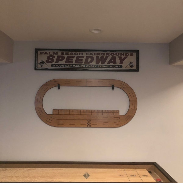Custom Speedway Wood Sign, Race Theme Decorations, Custom Speedway ...