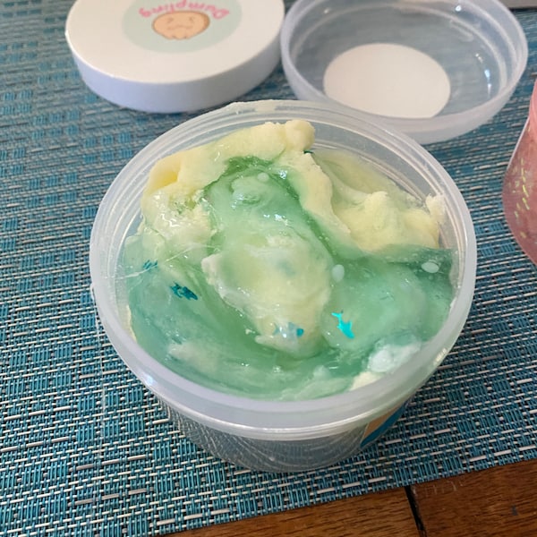 Shark Beach Slime, Cloud Slime, Clear Slime, Ocean Slime, Birthday Gift ...