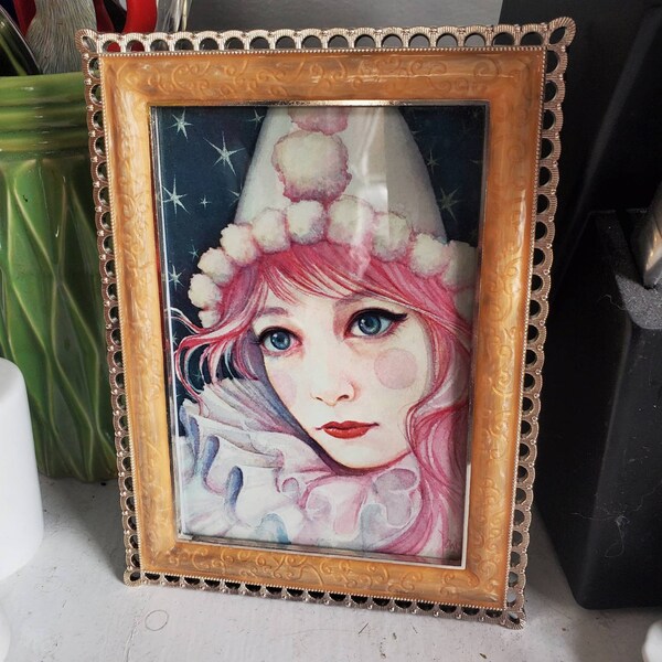 CALACA PEONÍA Alternate Dark Background Open Edition Fine Art PRINT ...