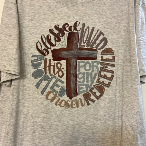 Redeemed PNG File, Cross Sublimation File - Etsy