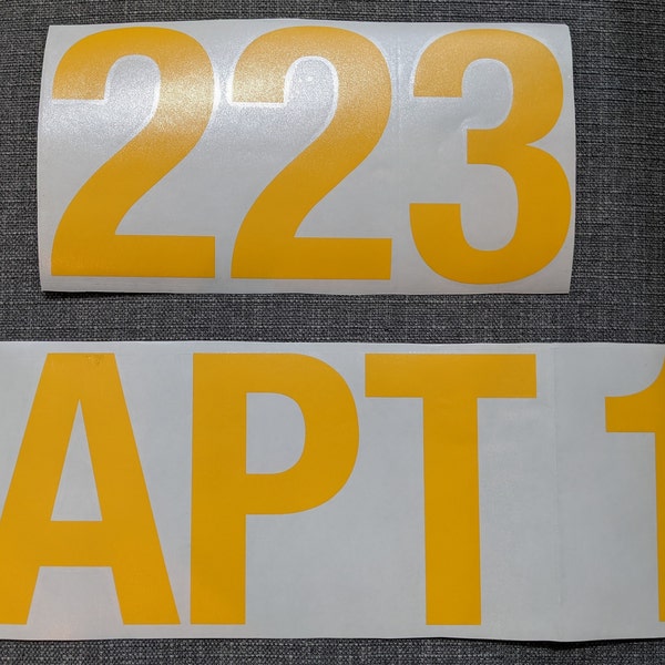 Metallic Gold Transom Numbers Gold Fanlight House Numbers Gold and ...