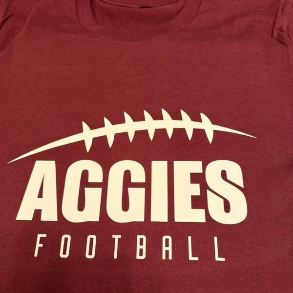 Aggies Football, Aggies Svg, Halfball Shirt, School Team Svg, College ...