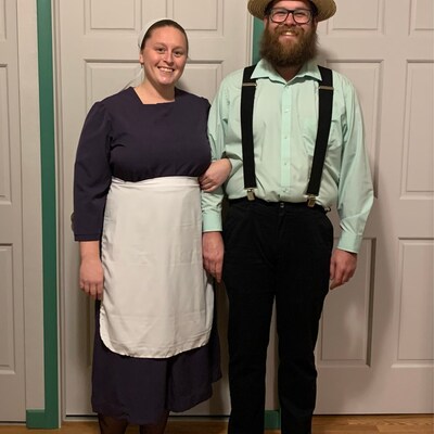 Amish Handmade Apron White Tie Apron - Etsy