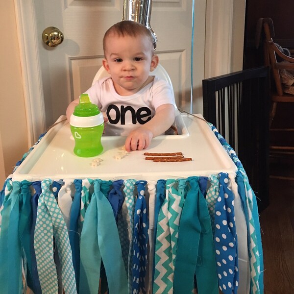 Winter, Blue, Ice, Frozen, Boy, Fabric Banner, Highchair, Cake Smash ...