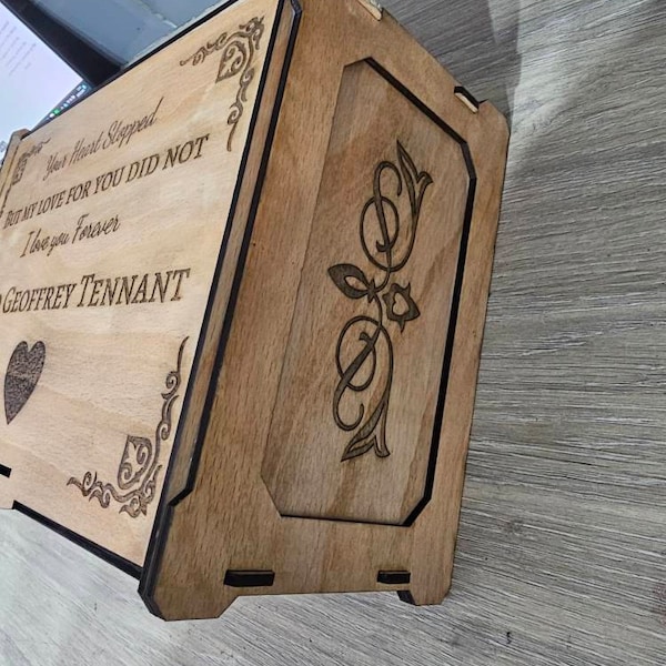 Keepsake Box, FILES for Laser Cut Memory Box Svg, Wood Box for Gift ...
