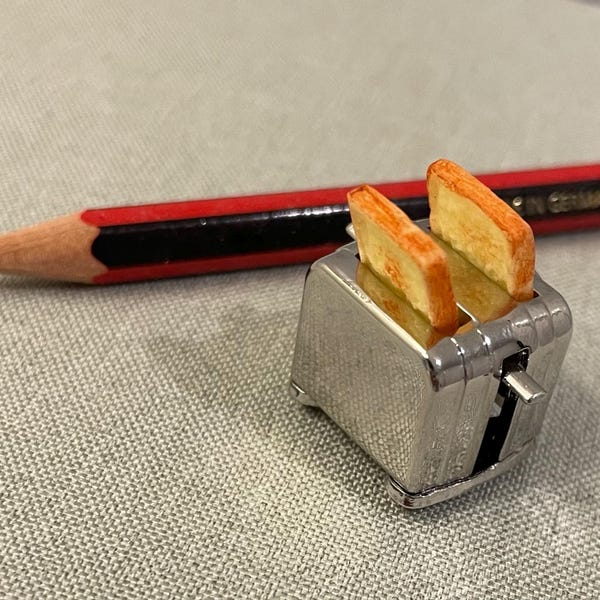 Slice Toaster Fridge Magnet | 3D Toaster Magnets | Tiny Bread Toaster ...