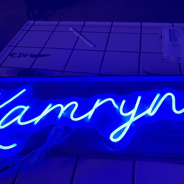 Custom Name Neon Sign for Kids,led Name Sign,kid's Room Decor,dorm Wall ...
