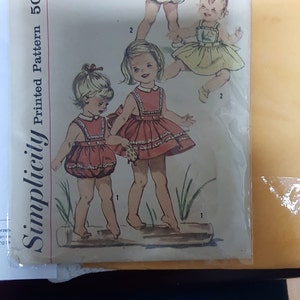1970s Simplicity 8288 UNCUT Vintage Sewing Pattern Girls Dress ...