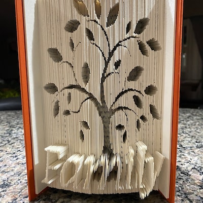 Family Tree Multilayer Book Folding Pattern - Etsy