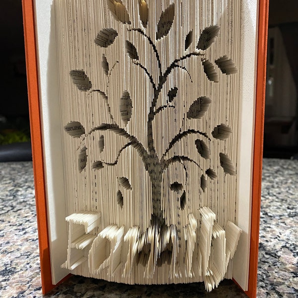 Family Tree - Multilayer Book Folding Pattern - Etsy