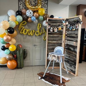 Wild West First Rodeo Birthday Party Decor for Boy Cowboy Balloon ...
