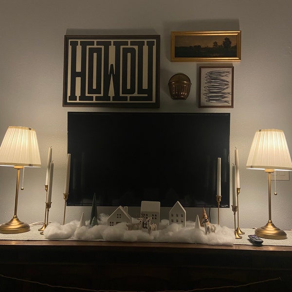 The Marsh French Landscape Panoramic Oil Painting Print on Canvas in ...