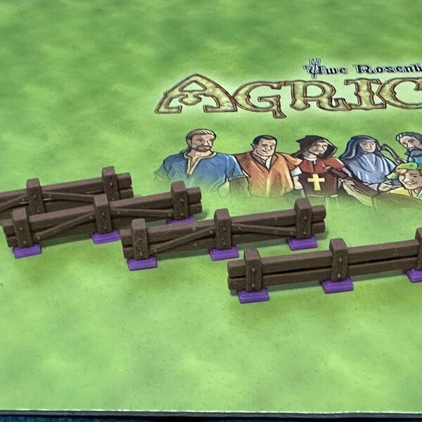 FENCE Tokens - Ideal for AGRICOLA Boardgame (15pcs or 75pcs) - Etsy