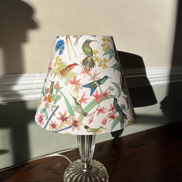 Hummingbird Lamp Shade. Birds. Sparkle. Shine. Trees. Flowers. Shades ...
