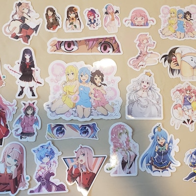 Selfie Anime Stickers Laptop Stickers Fridge Magnets Waterbottle ...