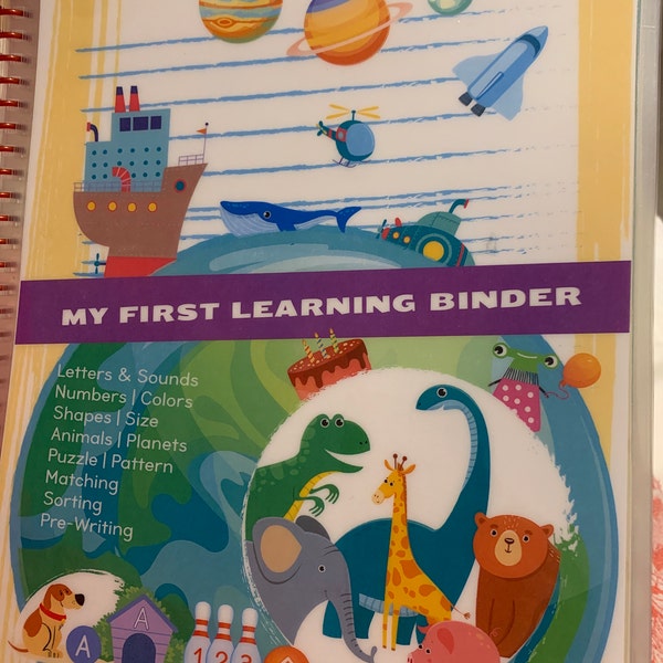 Toddler Learning Binder # 1. Printable Toddler Busy Binder. First ...