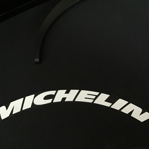 Permanent Michelin Tire Lettering Stickers 1.00" Letter for 14" to 22 ...