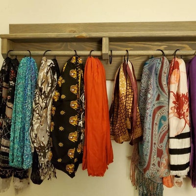 Scarf Hanger / Scarf Holder / Scarf Ring / Scarf Organizer - Etsy