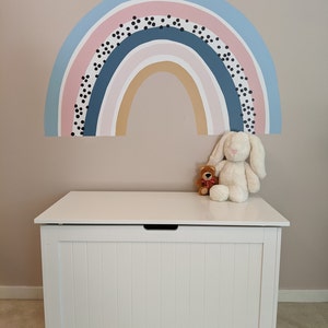 Muted Multi-color Heart Decals Heart Wall Decals Heart | Etsy