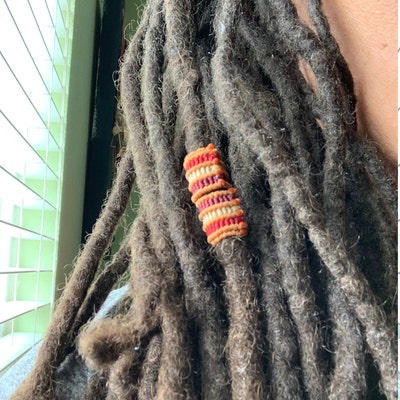Macrame Dread Bead Hair Jewelry Dread Jewelry Festival - Etsy