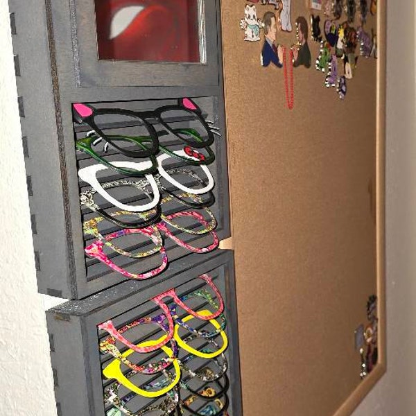 Pair Eyewear Topper Vertical Storage Display Holds 20 Toppers - Etsy