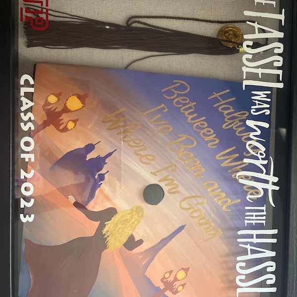 Graduation Cap Tassel Shadowbox, TASSEL Was WORTH the HASSLE, Milestone ...