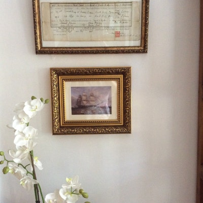 Dahlia Style Gold Picture Frames / Photo Frames / Modern Home Decor ...