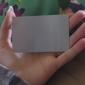 Personalised Metal Wallet Card Add Any Text Custom Card - Etsy UK