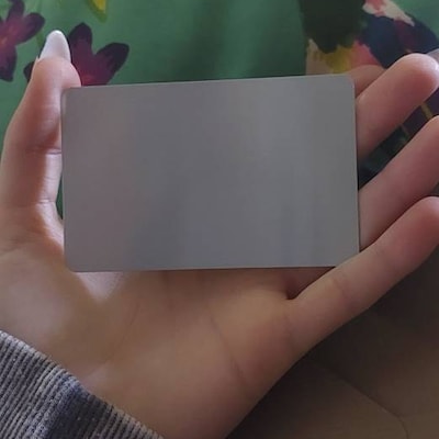 Personalised Metal Wallet Card Add Any Text Custom Card - Etsy UK