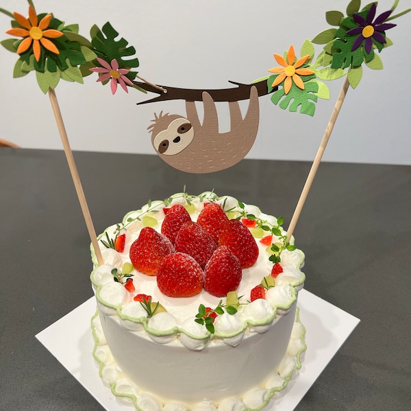 Sloth Cake Topper - Etsy