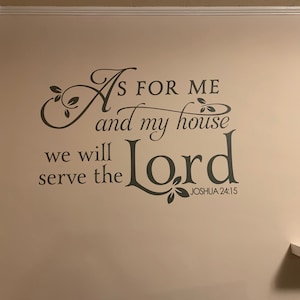 Religious Wall Decal. and Adam Said CODE 207 | Etsy