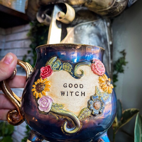 Custom Cauldron Mug PRE-ORDER • Handmade Pottery Ceramic Coffee Mug - Etsy