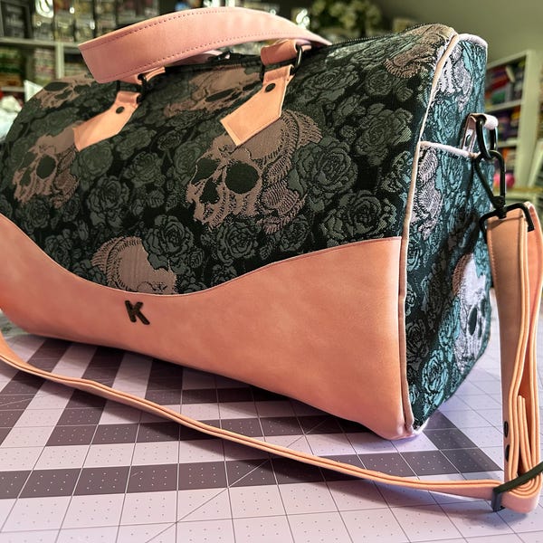 Swoon Patterns: Brooklyn Handbag & Traveler - PDF Vintage Purse Tote ...