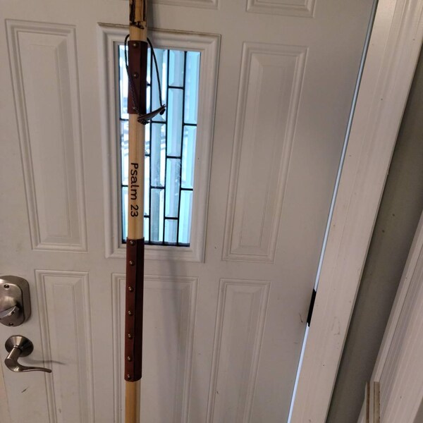 Standing Black Bear, Natural Earth Tones Poplar Wood Walking Stick ...