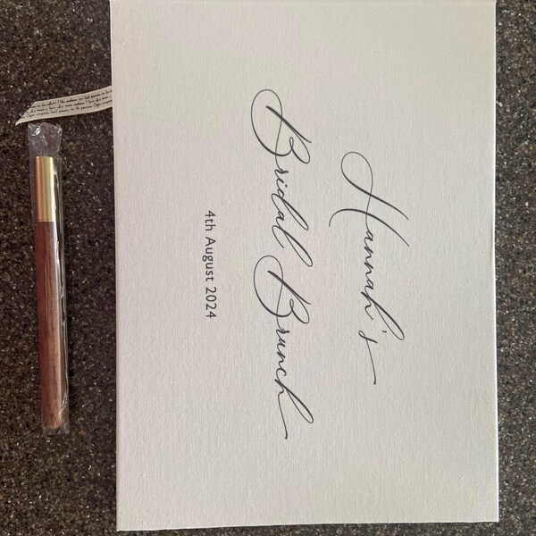 Custom Letters to the Bride Scrapbook, Hen Do Scrapbook, Bridal Shower ...