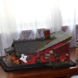 Custom Model Haunted House Halloween Decor Unique Handcrafted Gift ...
