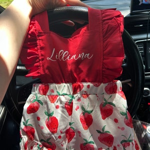 Berry First Birthday Outfit, Personalized Baby Girl Strawberry Clothes ...