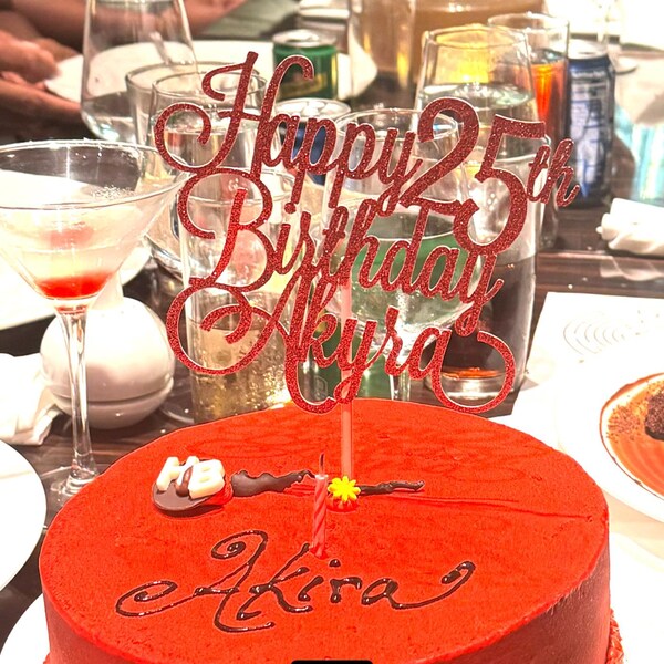 13th Birthday Cake Topper, Happy Birthday Cake Topper, 13th Cake Topper ...