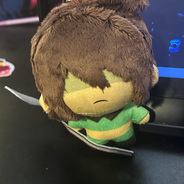 Deltarune Kris 10cm Plush ,chibi Kris Plushie ,gift for Deltarune Lover - Etsy
