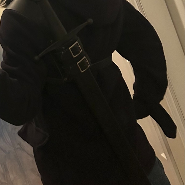 Witcher Luxury Single Back Scabbard for Metal or Foam Sword. Made of ...